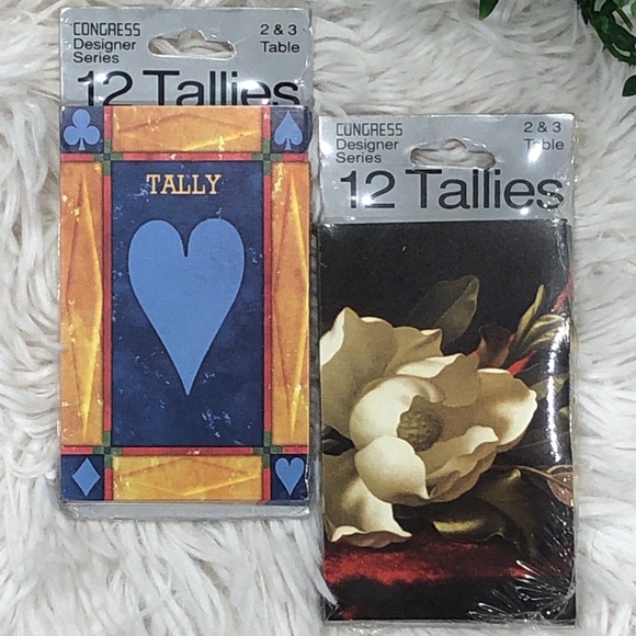 Vintage | Games | Vintage Bridge Tallies | Poshmark